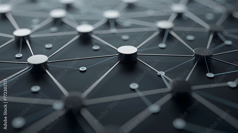 Interconnected Circular Organizational Chart Representing Collaborative ...