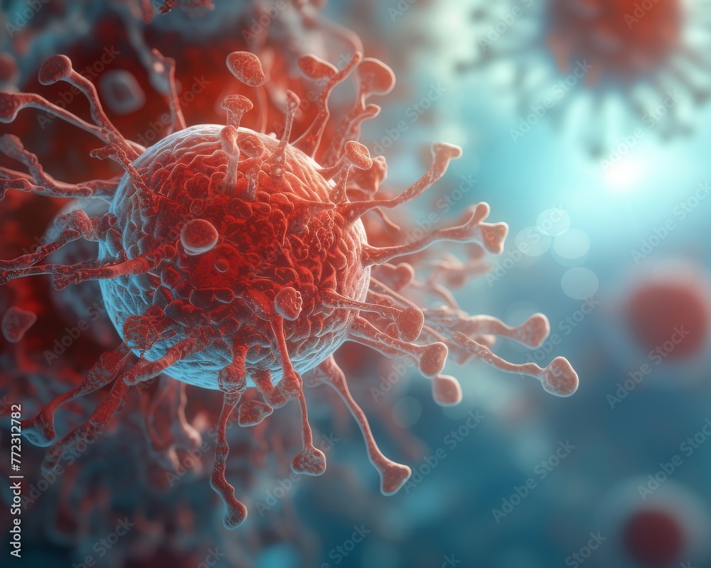 Capture the complexity of the human immune system showcasing the ...