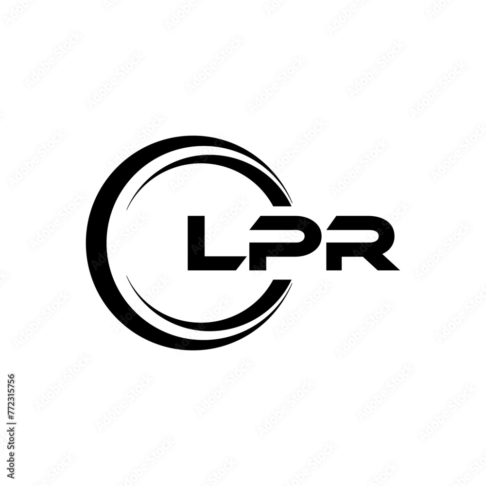 Lpr Letter Logo Design In Illustration Vector Logo Calligraphy Designs For Logo Poster