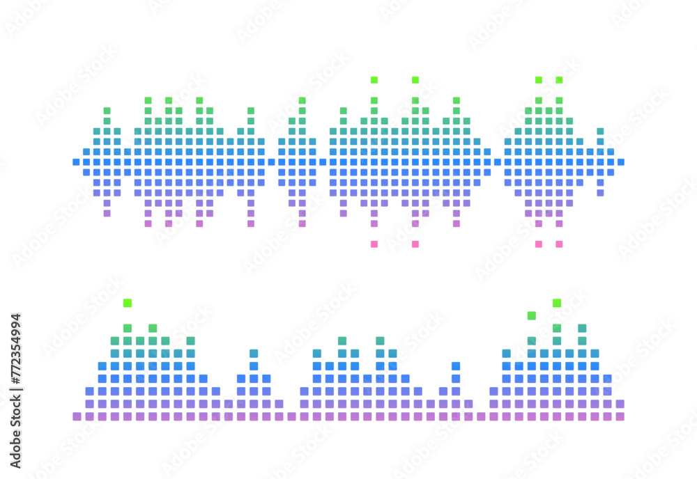 Sound Wave Symbols Embodies An Abstract Representation Of Audio ...