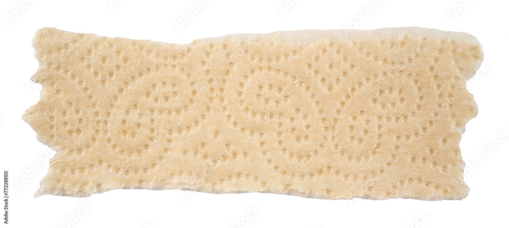 Foto de Brown unbleached natural cellulose toilet paper sheet banner in ...