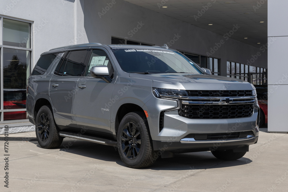 Chevrolet Tahoe 4WD LS display at a dealership. Chevy offers the Tahoe ...