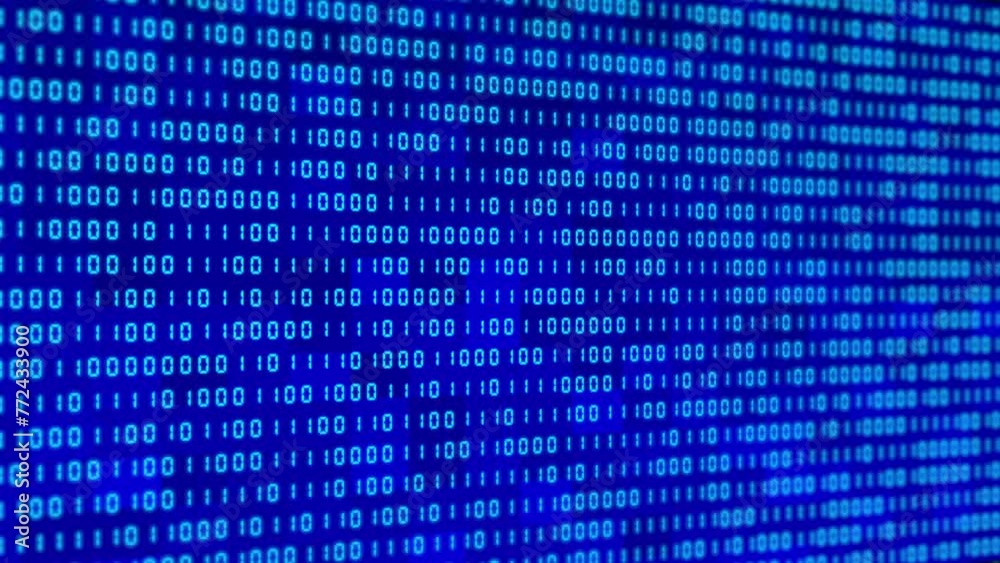 Abstract Blue Numeric Binary Computer Code Digital Data Network ... Abstract Blue Numeric Binary Computer Code Digital Data Network ...