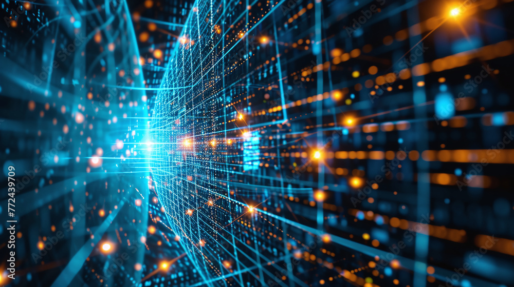 Data exchange, digital technology background, software development ... Data exchange, digital technology background, software development ...