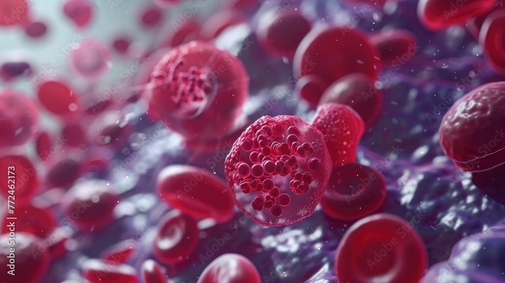 Educational 3D animation about hemoglobin and iron levels Stock Illustration | Adobe Stock