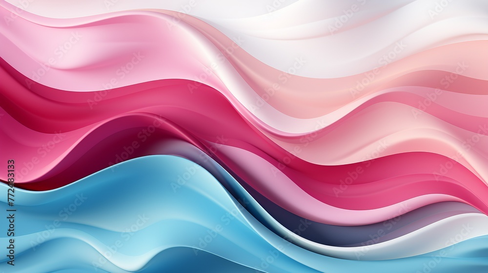 Blue and pink liquid effect square wave line light star , background ...