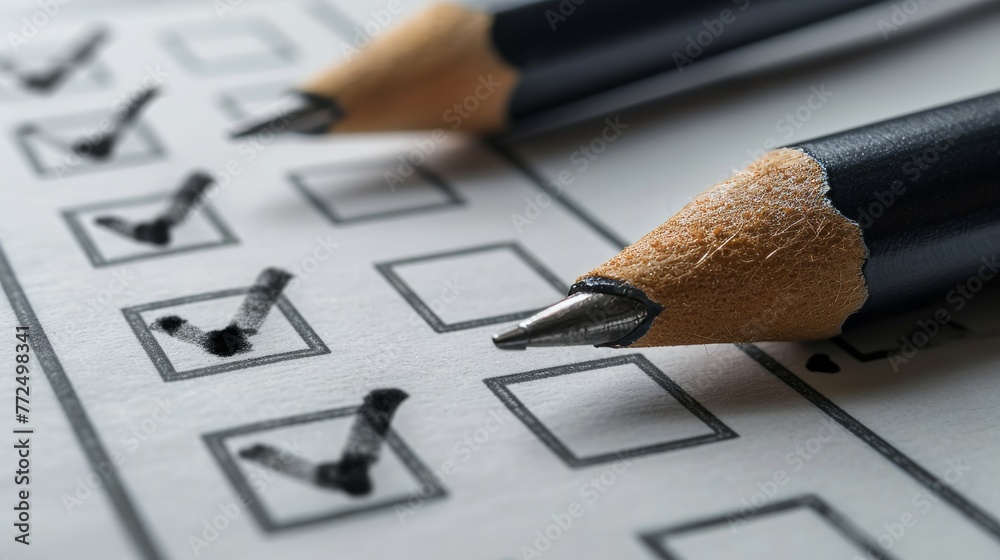 Using Checkboxes On A Questionnaire Completing Online Survey Forms