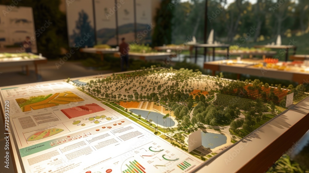 Detailed map of food estate layout and planning. 🗺️🌾 Illustrating ...