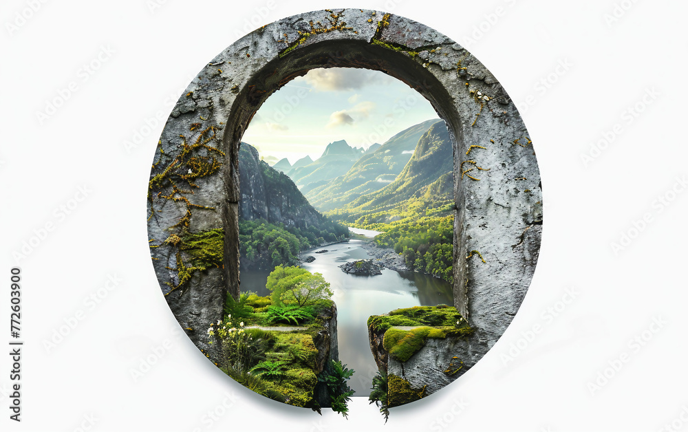 Final Light on the Hill isolated on transparent background PNG. Stock ...