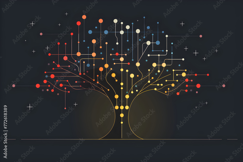 Visual Representation of a K-D Tree Partitioning Multidimensional Data ...