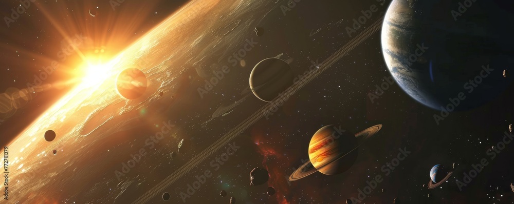 AI-driven telescope peers into the heart of the solar system Stock ...