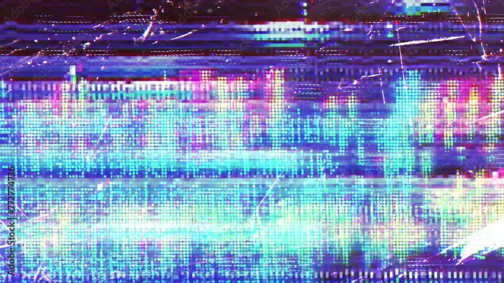 Vhs noise glitch. Tv no signal. Noise overlay texture pattern. Glitch ...