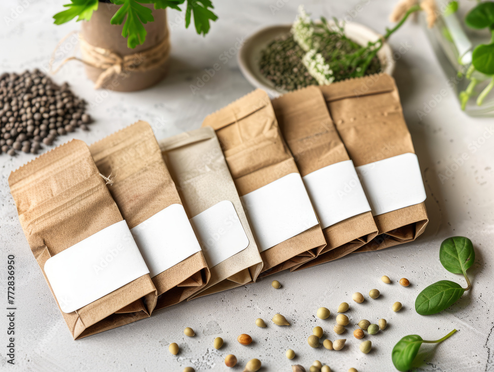 Spark joy in gardeners with a collection of blank label seed packet ...