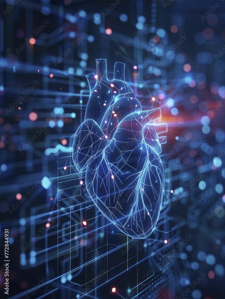 Visualizing a digital heart's journey through data pipelines on a ...