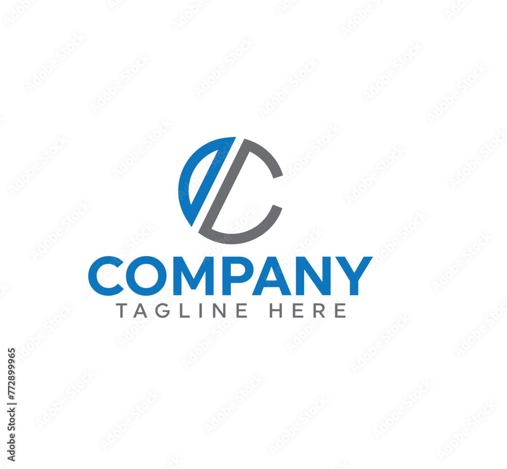 oc initial logo design vector, oc letters logo Stock Vector | Adobe Stock