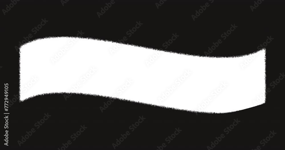 4K Cool animated paper lower third in an alpha channel. Stunning 4K ...