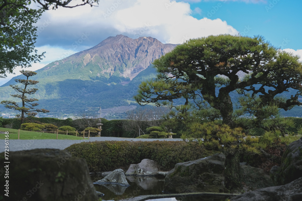 Sengan-en Japanese garden with former Shimazu clan residence in ...