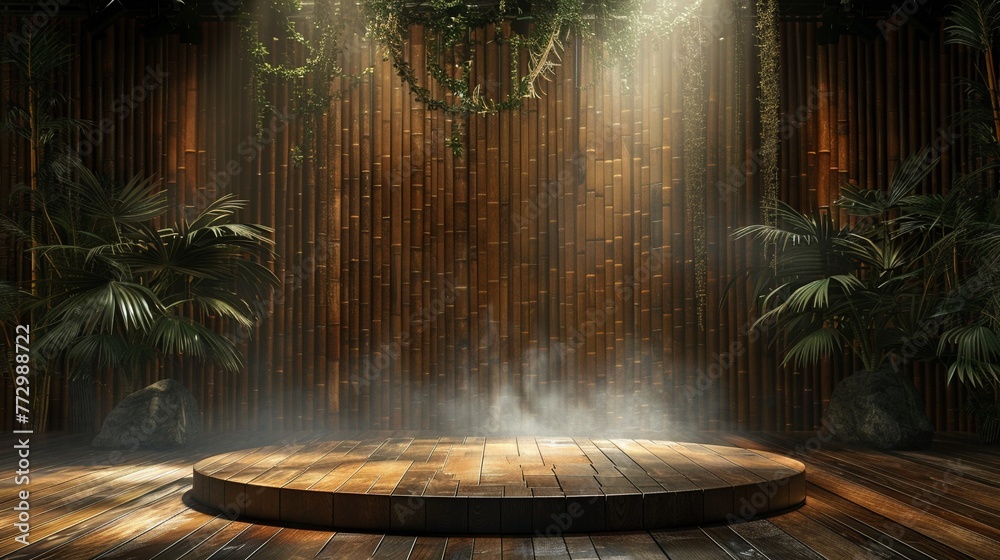 Elegant Diamond Dust Podium on Tranquil Waterfront Veranda, Luxury Home ...