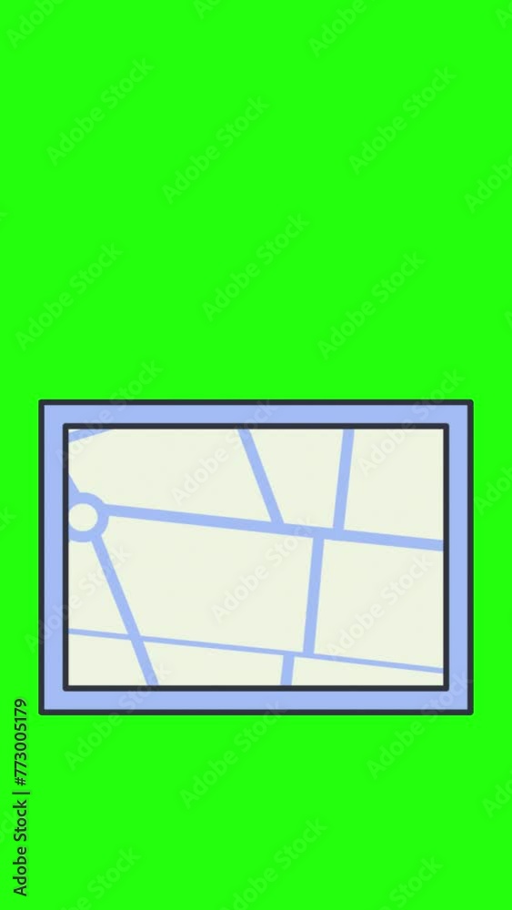 Location icon. Map pin animation concept. Destination pin and GPS icon ...
