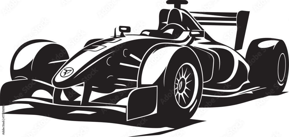 Vecteur Stock Nitro Surge Formula One Car Iconic Emblem Grand Prix ...