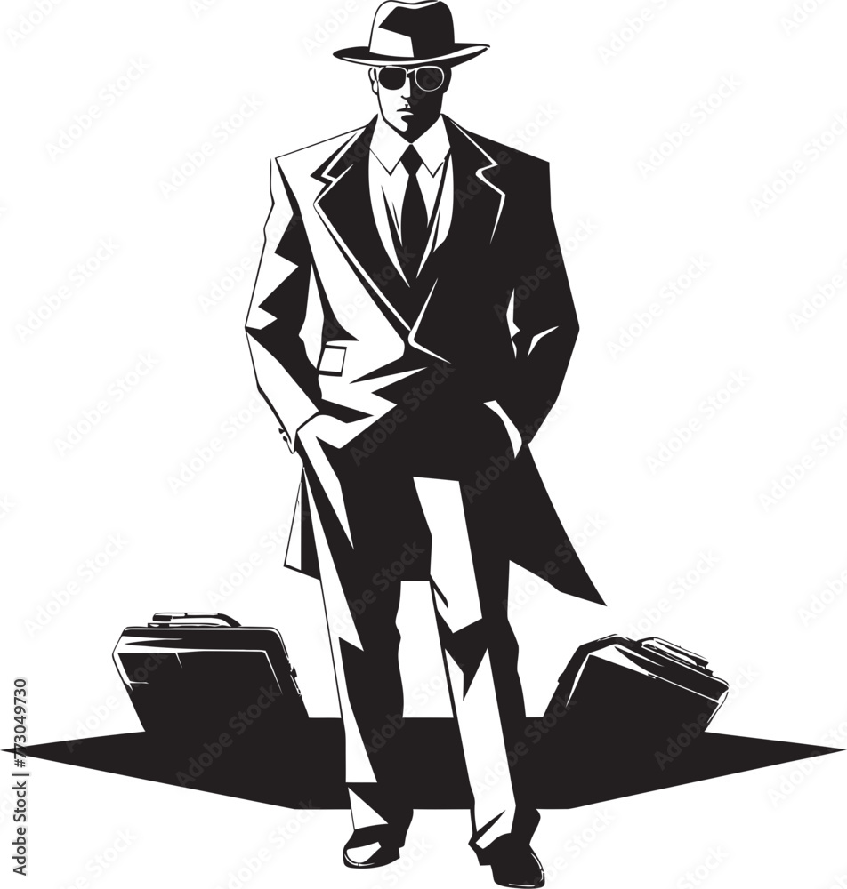 Treasure Travis Cartoon Rich Person with Money Bag Symbol Logo Billions ...