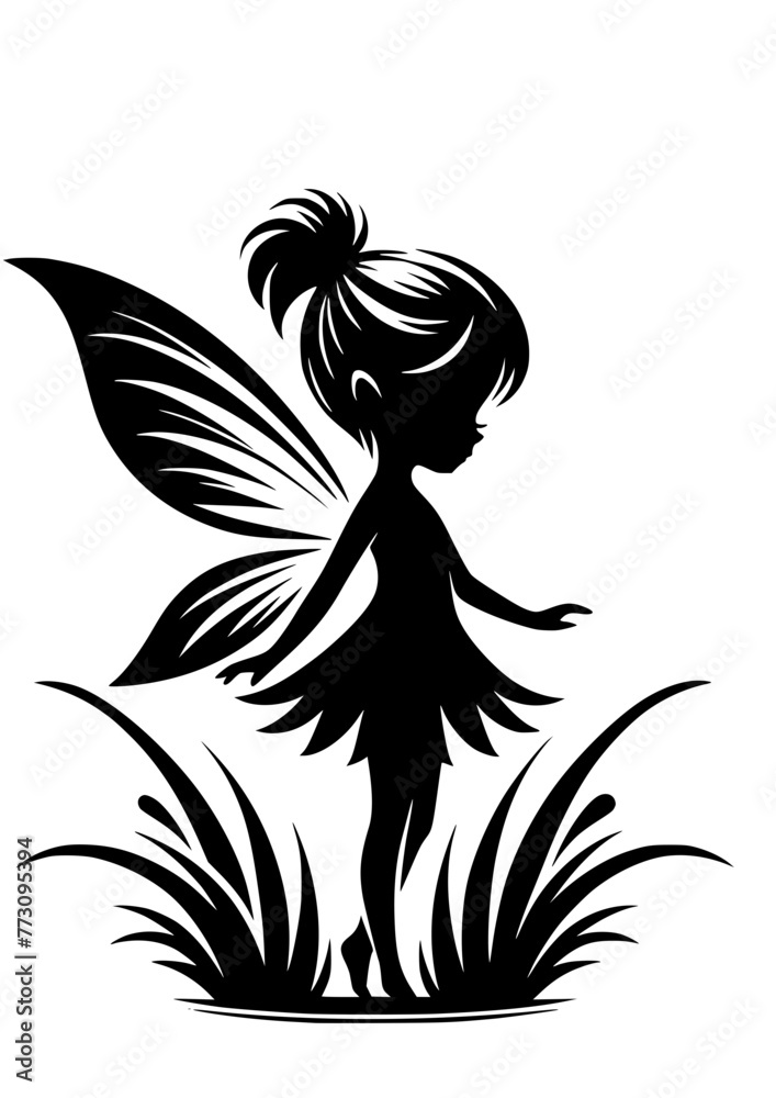 Fairy Silhouette SVG, Fairy Clipart, Fairy SVG Cut File for Cricut ...
