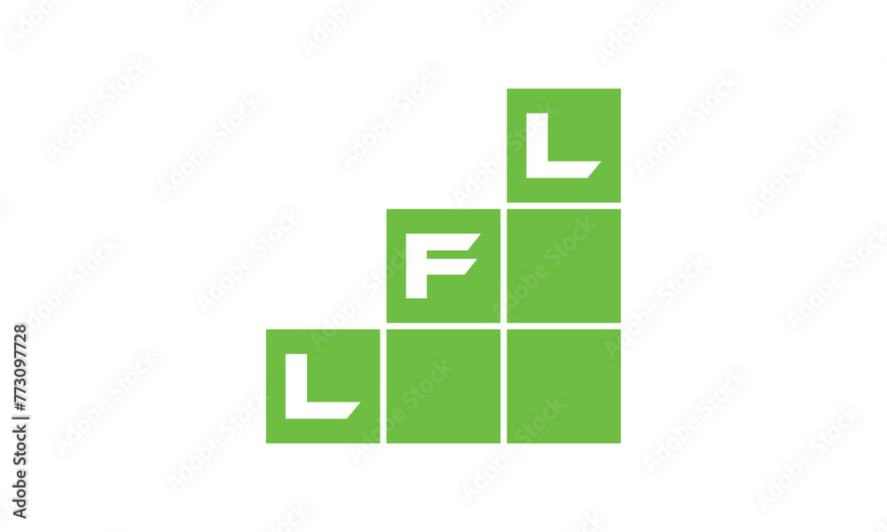 LFL initial letter financial logo design vector template. economics ...