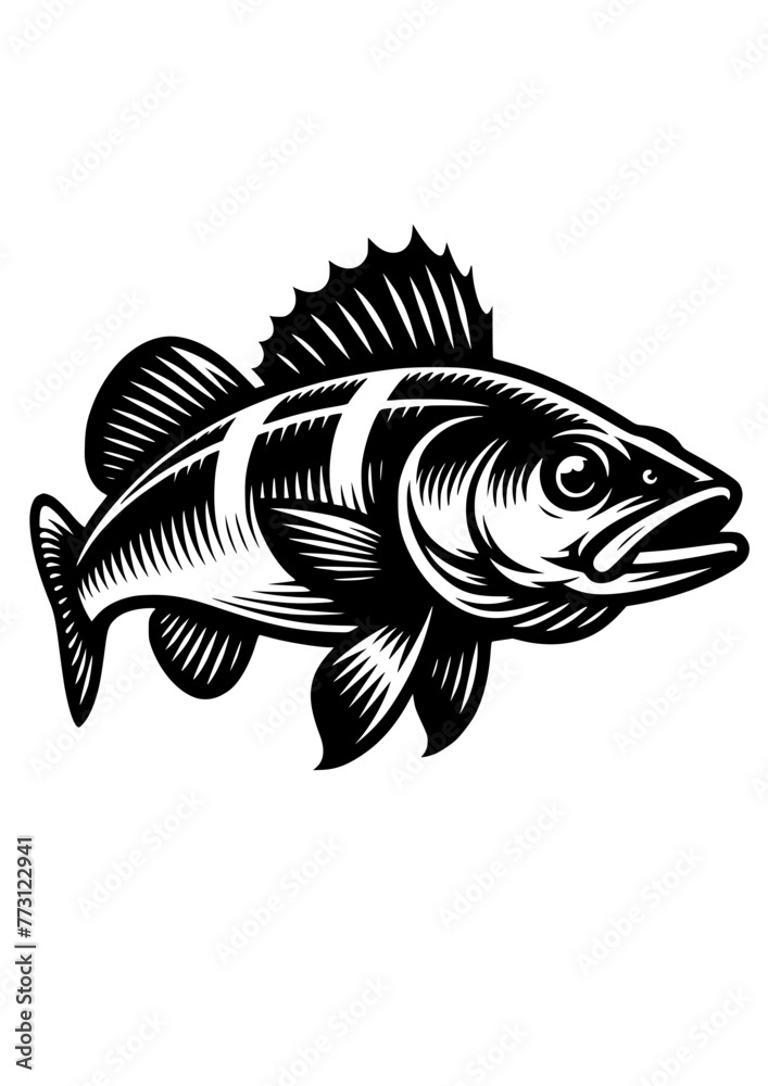 Walleye svg, Walleye png, Walleye Silhouette, Walleye Fishing svg ...