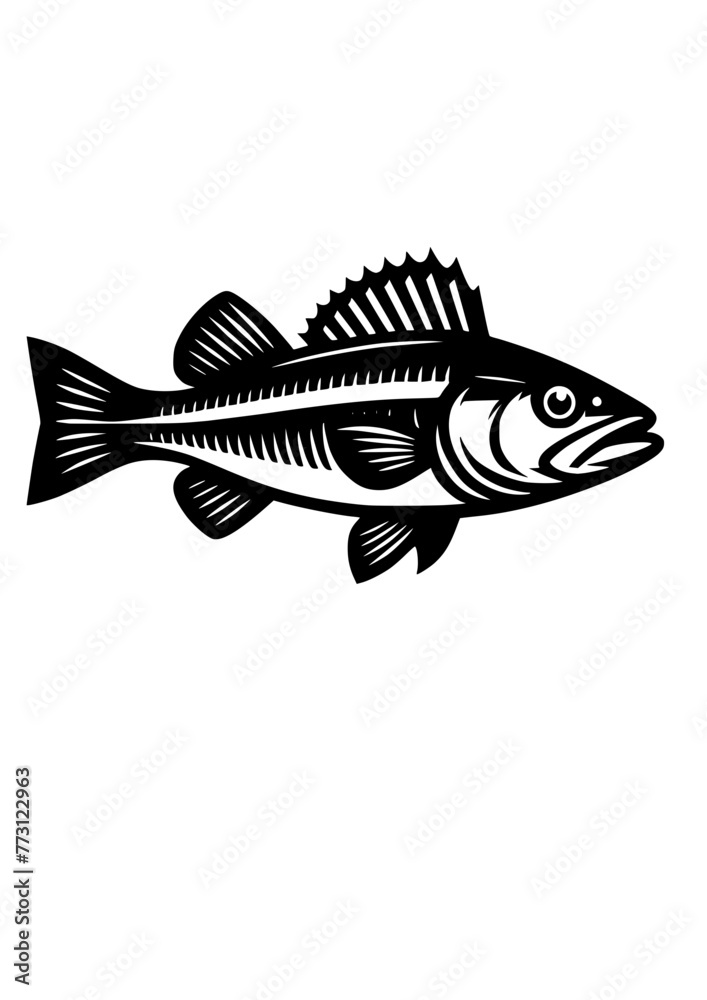 Walleye svg, Walleye png, Walleye Silhouette, Walleye Fishing svg ...