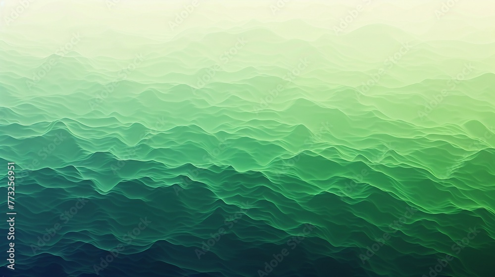 Ombre Dream Craft a pattern featuring a gradient of green hues, fading ...