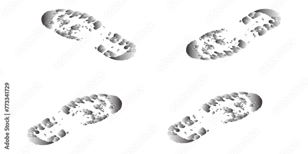 footprints shoe sole tracking path on transparent background, Shoes ...