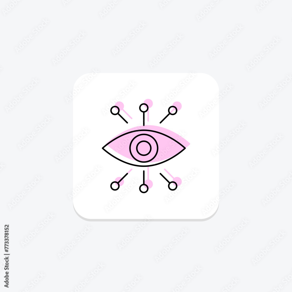 Shared Vision icon, vision, shared, collaboration, partnership color ...