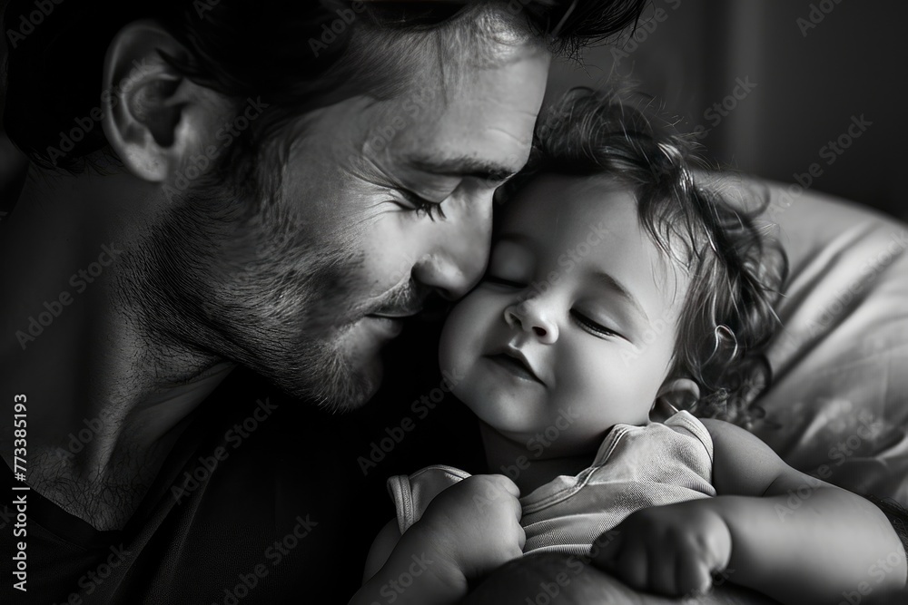 Father and baby photo capture special moments and genuine emotions ...