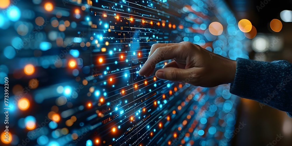 Visual Representation Of Integration Between Erp System And Business Intelligence Tools For Data