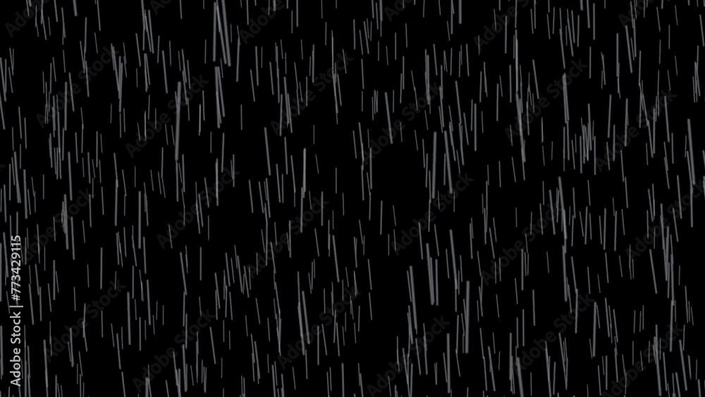 4k Loop Rain Drops Falling Alpha, Real Rain, High quality, Slow Rain ...