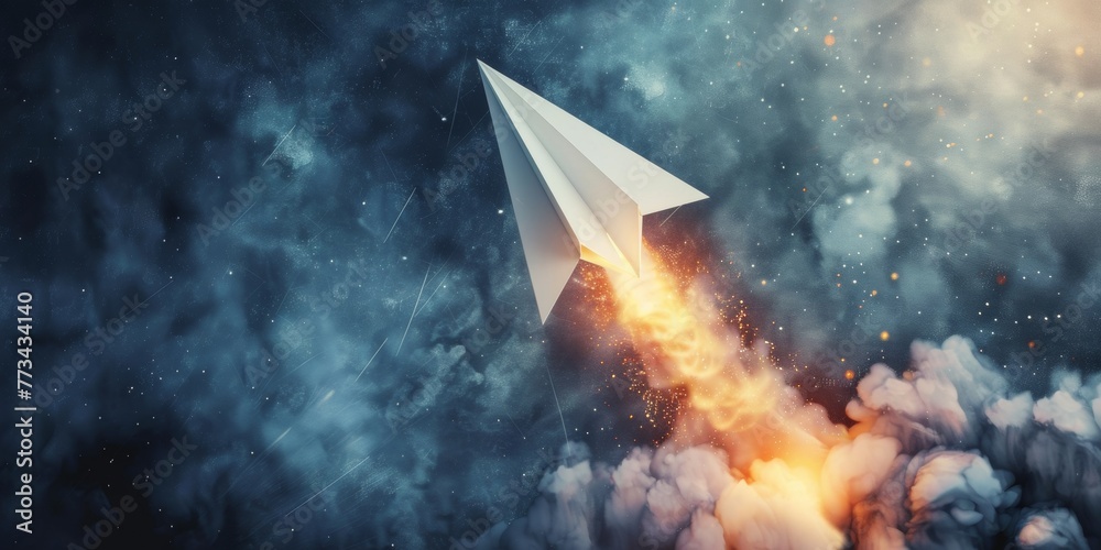 Launching to Success: Paper Airplane Taking Off with Smoke Signaling a ...