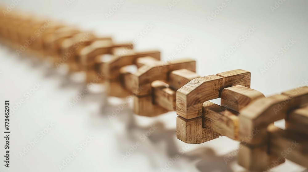 A symbolic representation of consistency and focus through a chain of ...