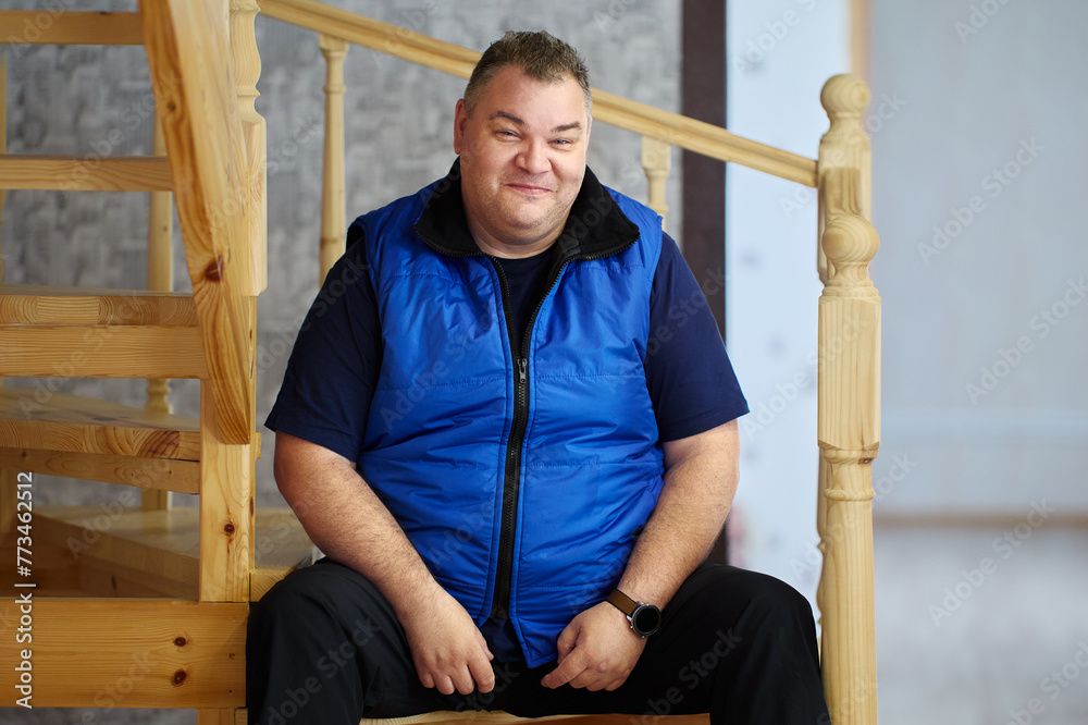 Problems with excess weight after 40 years, tall Caucasian man, 47 ...