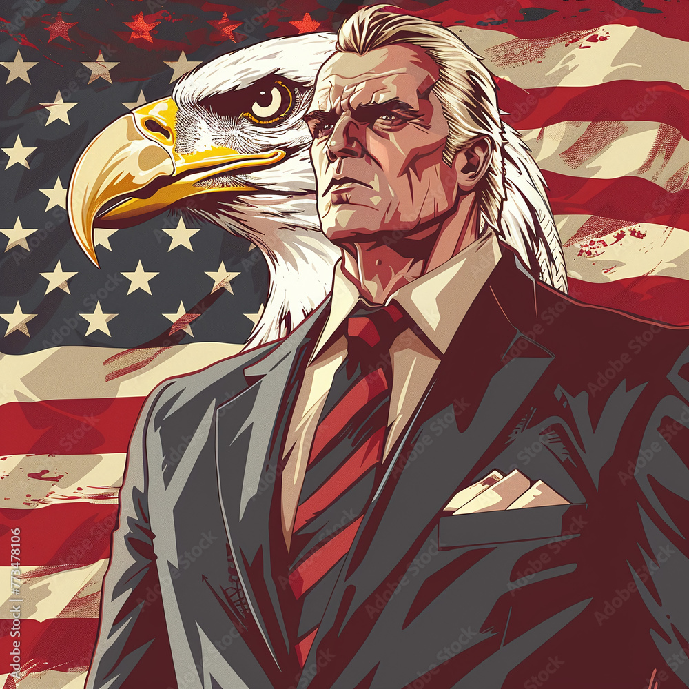 Foto de comics business cartoons the bald eagles are everywhere, in the ...