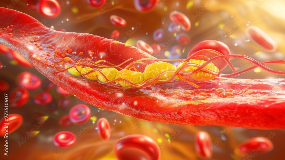 Arterial thrombosis, A blood clot that develops in an artery. It's ...