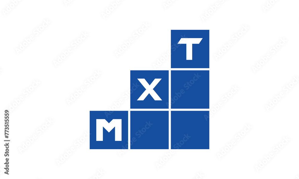 MXT initial letter financial logo design vector template. economics ...