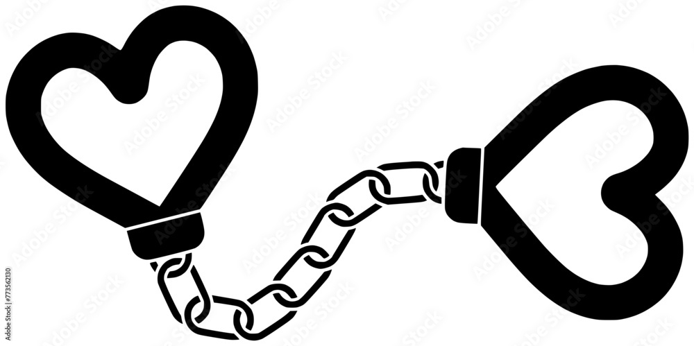 criminal illustration police silhouette handcuffs logo law icon crime ...