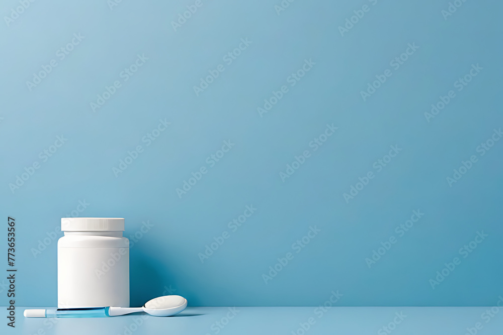 Medicine with copy-space background concept, blank space ...