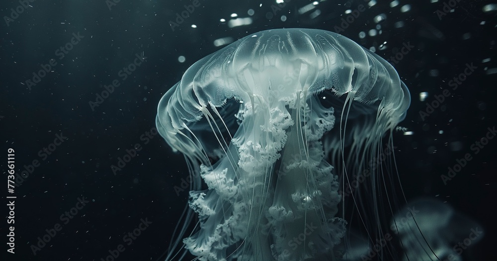 Box Jellyfish, nearly invisible, deadly tentacles, a silent threat of ...
