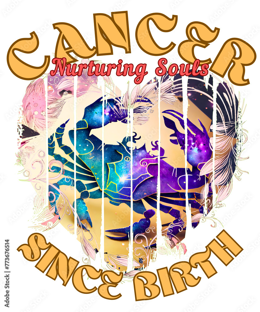Cancer: Nurturing Souls Since Birth. cancer astrology Stock ...