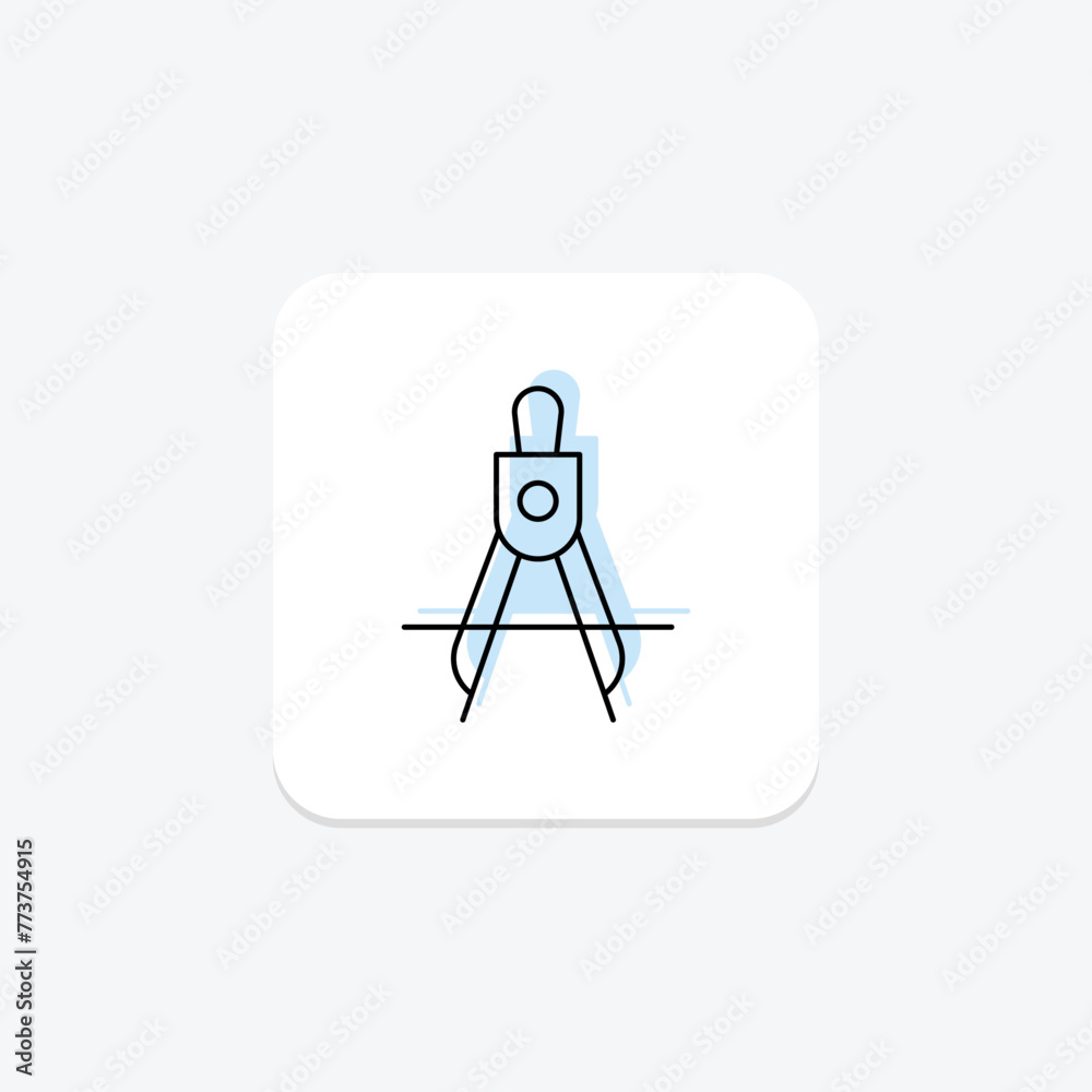 Divider icon, separation, divide, split, partition, editable vector ...