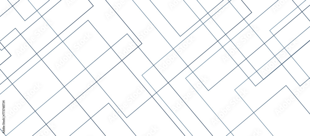 Abstract seamless random geometric colorful square lines pattern on a ...