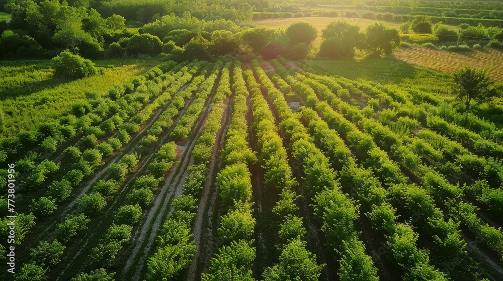 Agroforestry Haven Cinematic shots of agroforestry systems on the farm ...