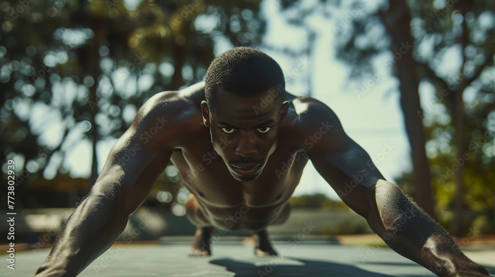 Bodyweight Training Cinematic shots of individuals mastering bodyweight ...