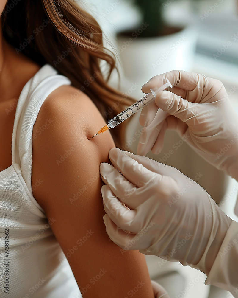 Muscle injection technique, easy-to-understand infographic. Deltoid muscle. Stock Photo | Adobe ...